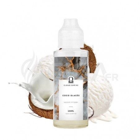E-liquide Coco Glacée 100ml - Cloud Empire by FUU | Noix de Coco Fraîcheur