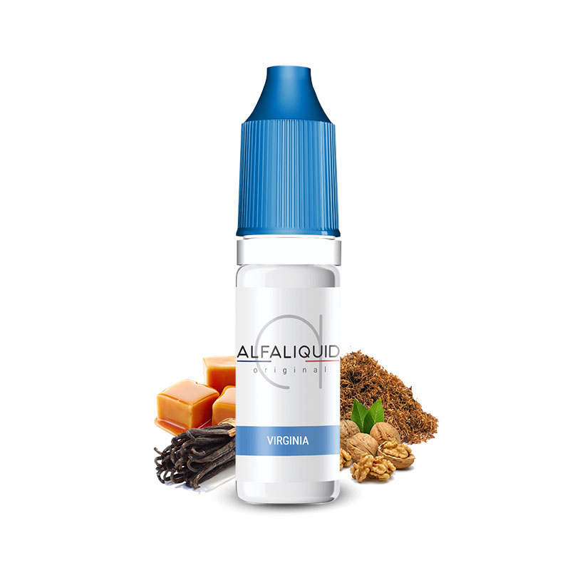 Virginia 10 ml Alfaliquid Original | Tabac Authentique et Raffiné